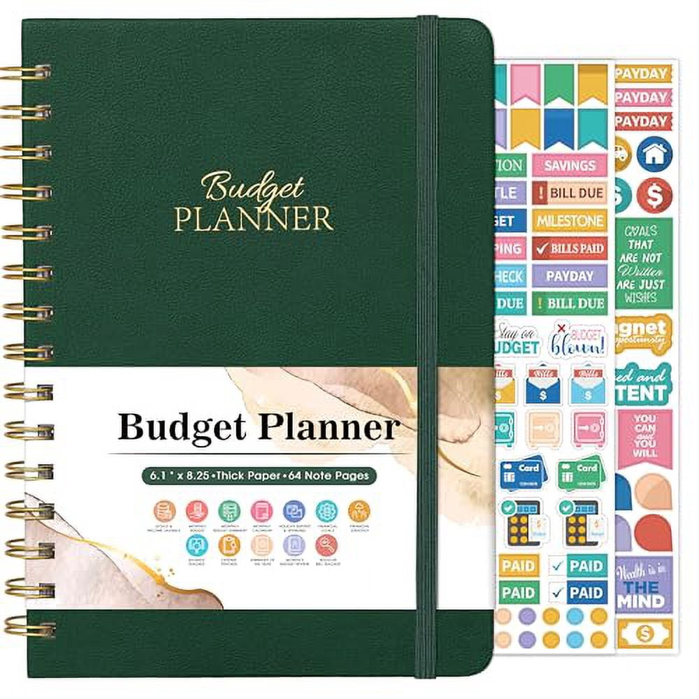 Budget Planner - Budget Book with Bill Organizer and Expense Tracker, 6 ...