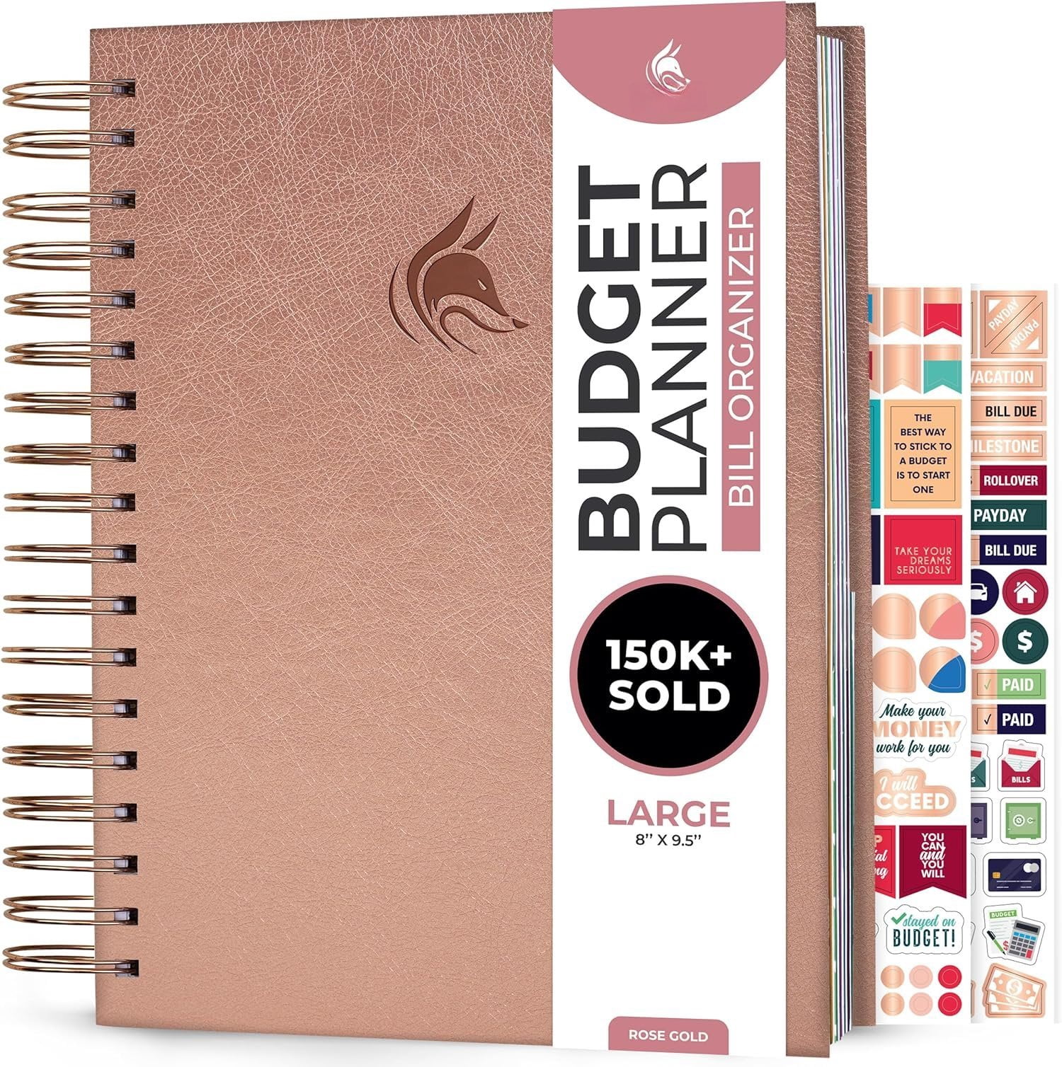 Budget Planner & Monthly Bill Organizer With Pockets. Expense , Budgeting Journal & Financial ...