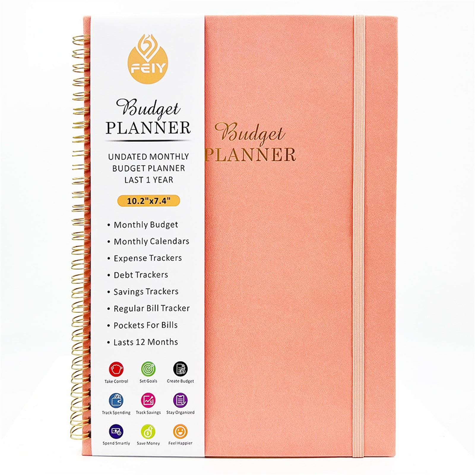 Budget Planner Monthly Budget Book With Expense Notebook Undated Bill ...