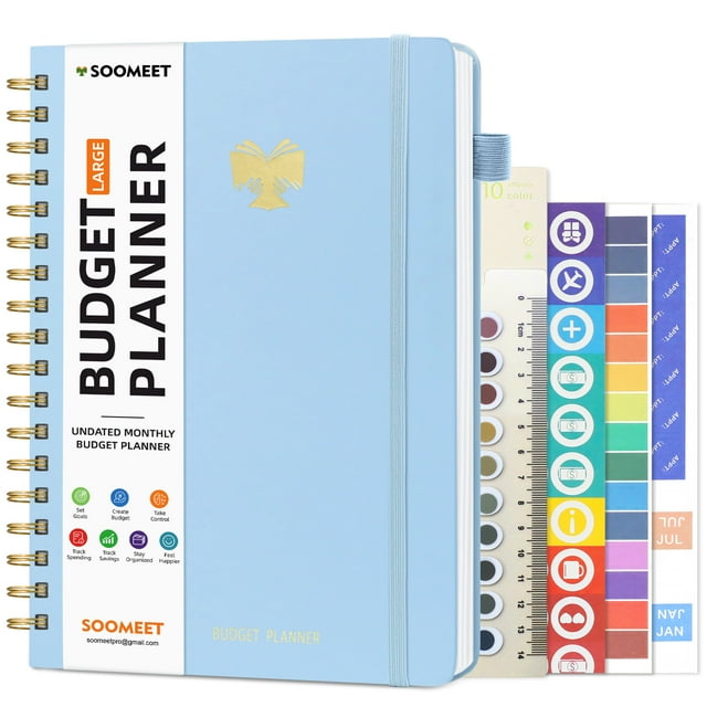 Budget Planner - Monthly Budget Book with Expense Tracker Notebook ...