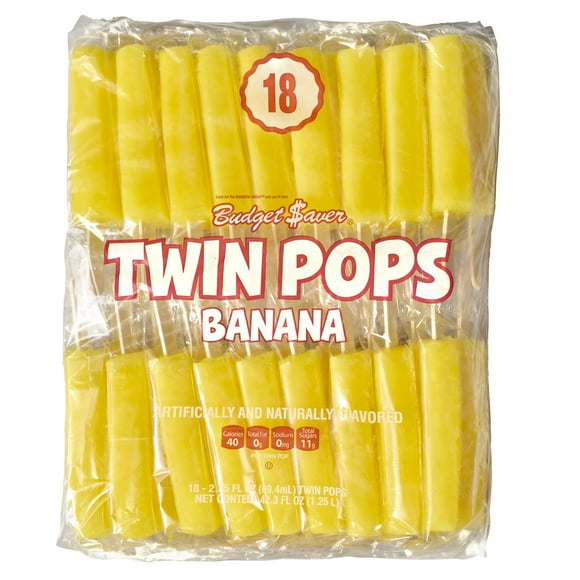 Twin Pops by Budget Saver in Ice Cream & Novelties - Walmart.com