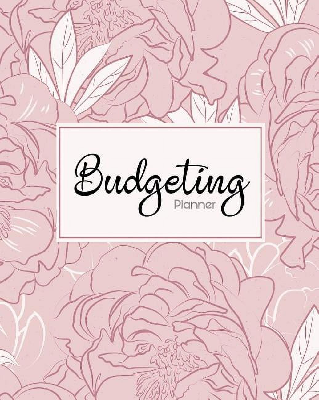 Budgeting Planner: Pink Floral 12 Month Financial Planning Journal ...