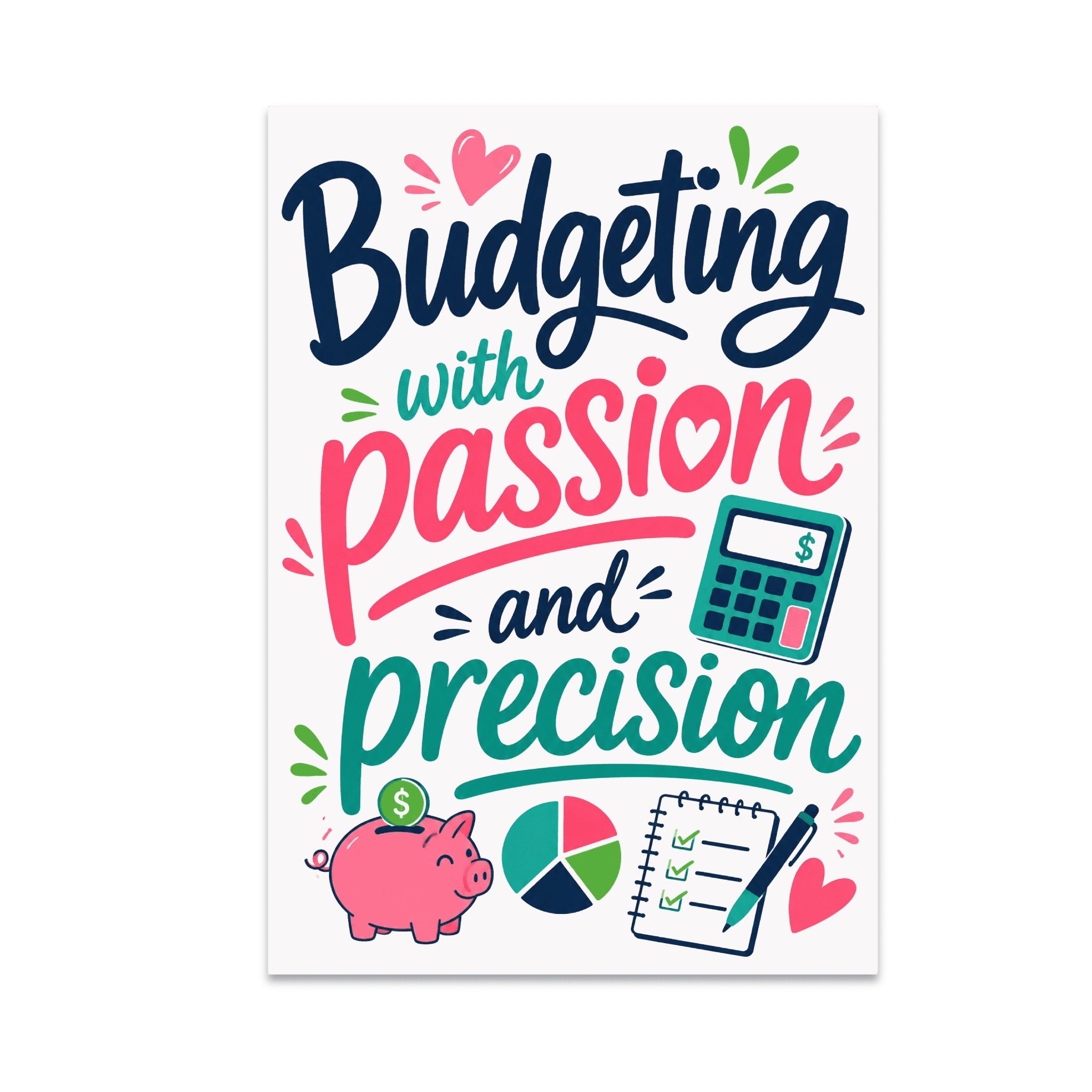 Budgeting with Passion and Precision - Avid Budgeter - 13x19 Poster ...