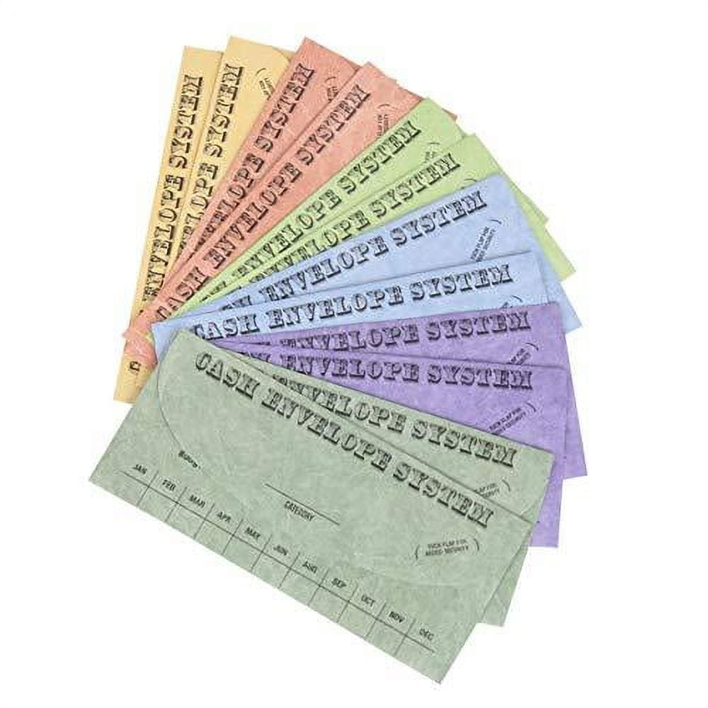 Budgetizer Cash Envelopes System, Assorted Colors, 24 Count - Walmart.com