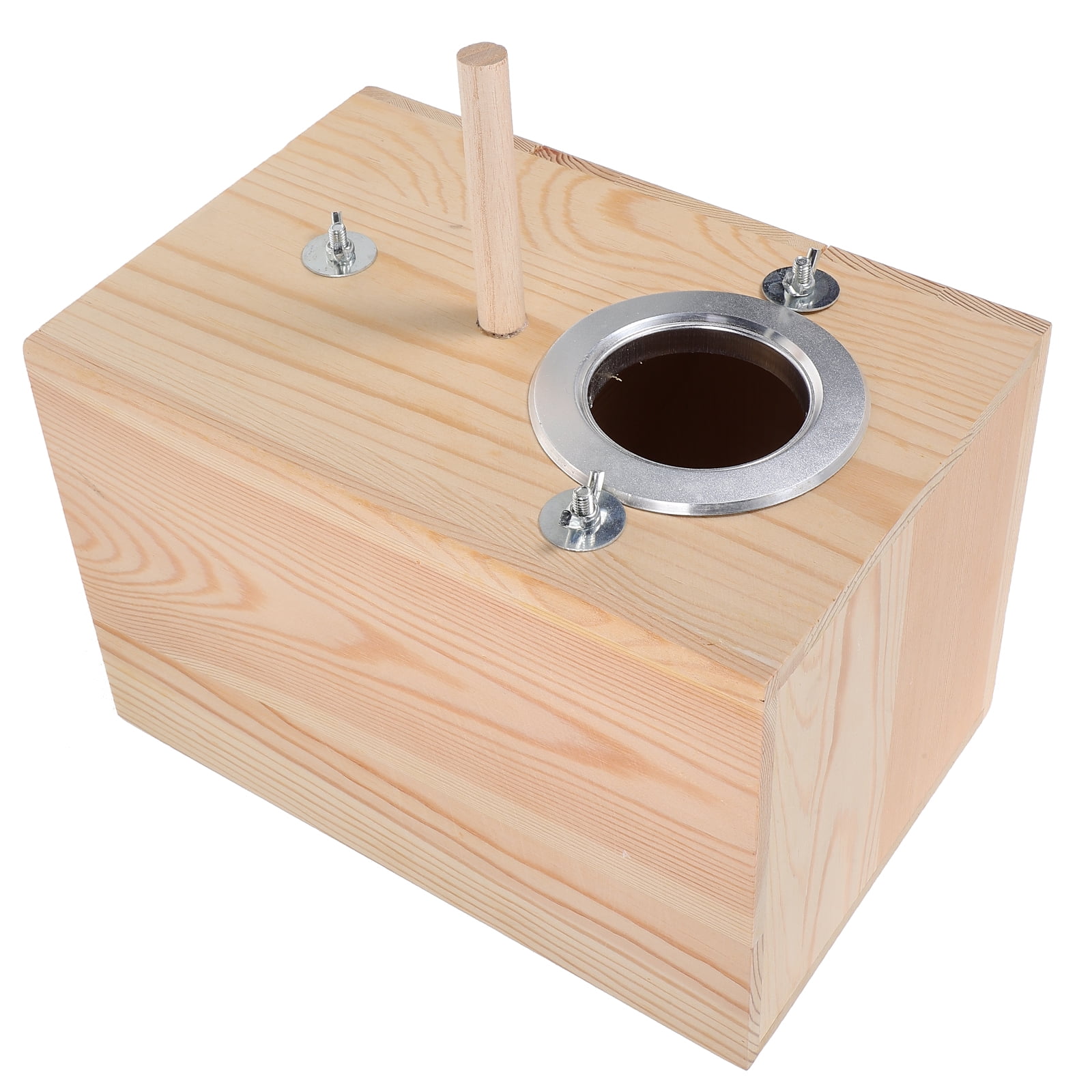 Budgie Wooden Bird Nest Parakeet Nesting Box House for Small Birds ...