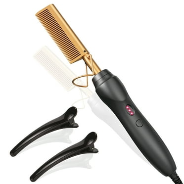 Terviiix Hot Comb Electric: Ceramic Pressing Tool for Wigs & Black Hair ...