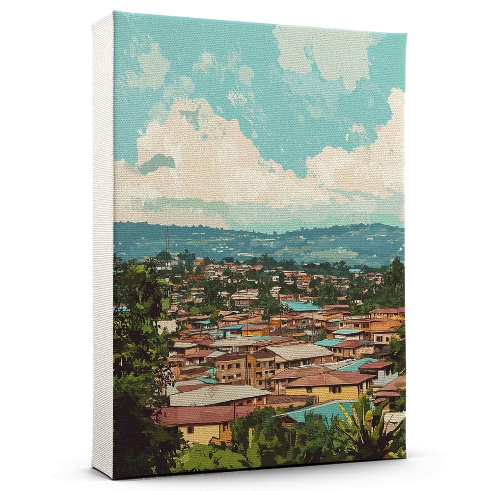 Bududa Canvas Print, Uganda Canvas Wall Art, Bududa Decor Travel Canvas ...