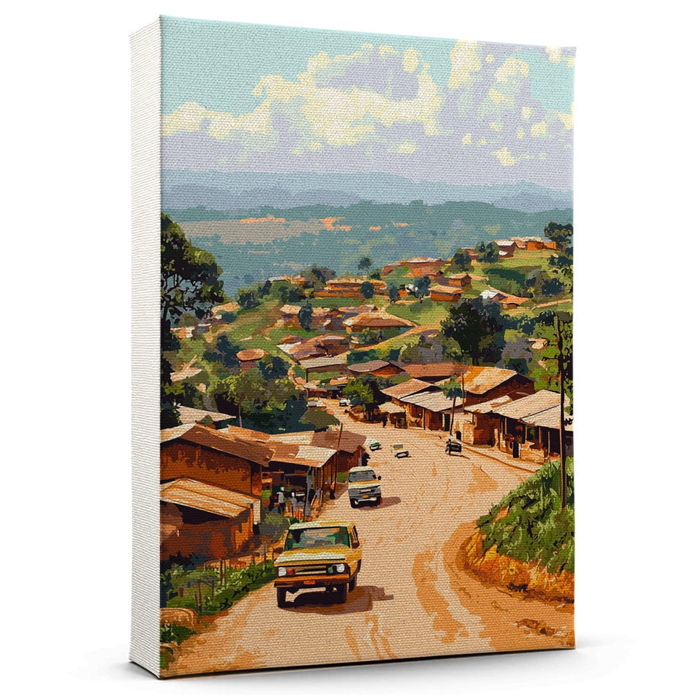 Bududa Travel Canvass, Uganda Canvass Wall Art, Bududa Canvas Decor ...