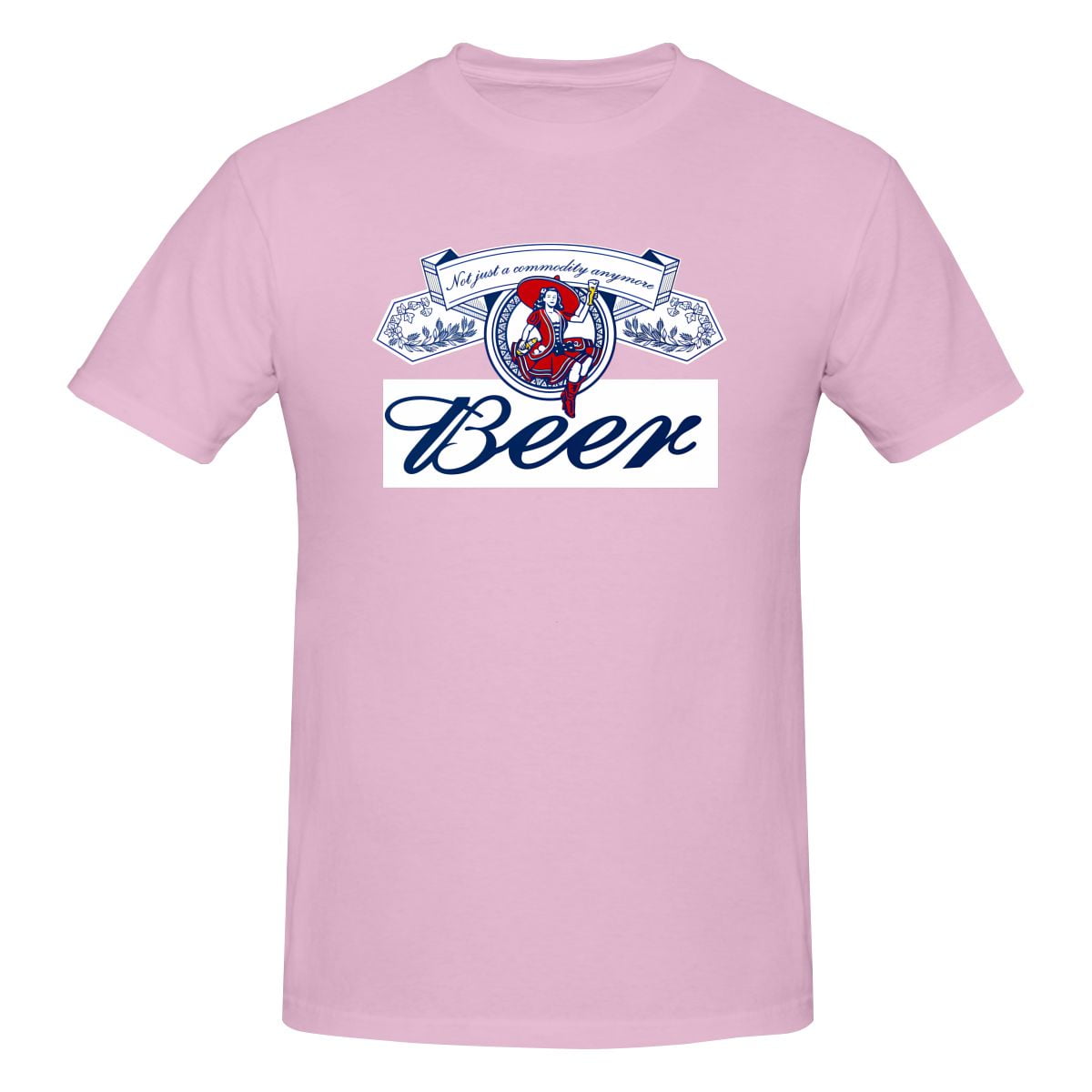 Budweiser 2024 New Version Short Sleeve T-Shirt Summer Washed Loose Top ...