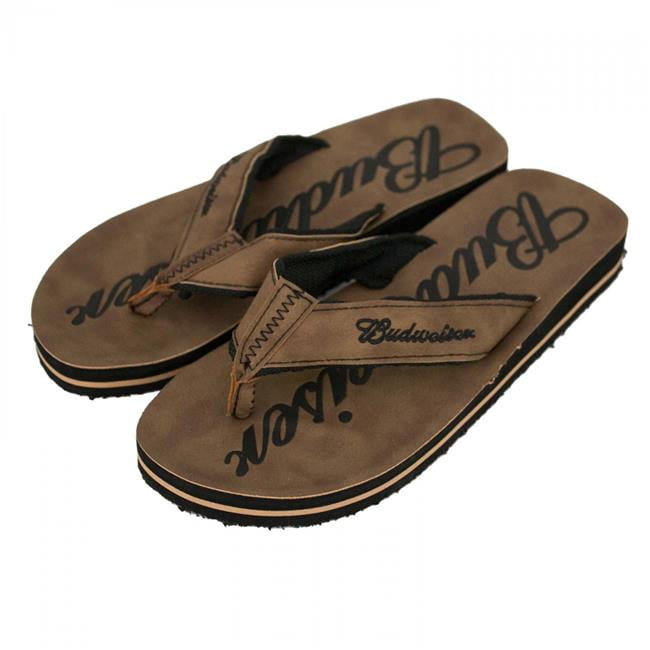 Budweiser 41898-XL Budweiser Brown Suede Sandals - Extra Large ...
