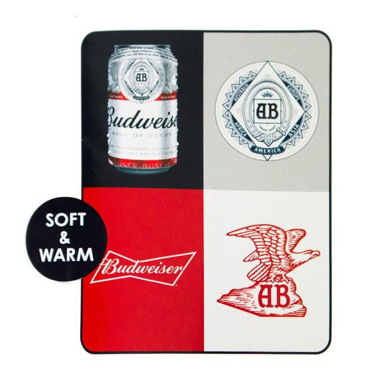 Budweiser 43945 Budweiser Boxes Beach Blanket - Walmart.com