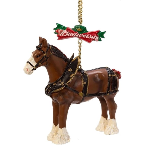 Budweiser Clydesdale Horse Christmas Tree Ornament, 4" tall - Walmart.com