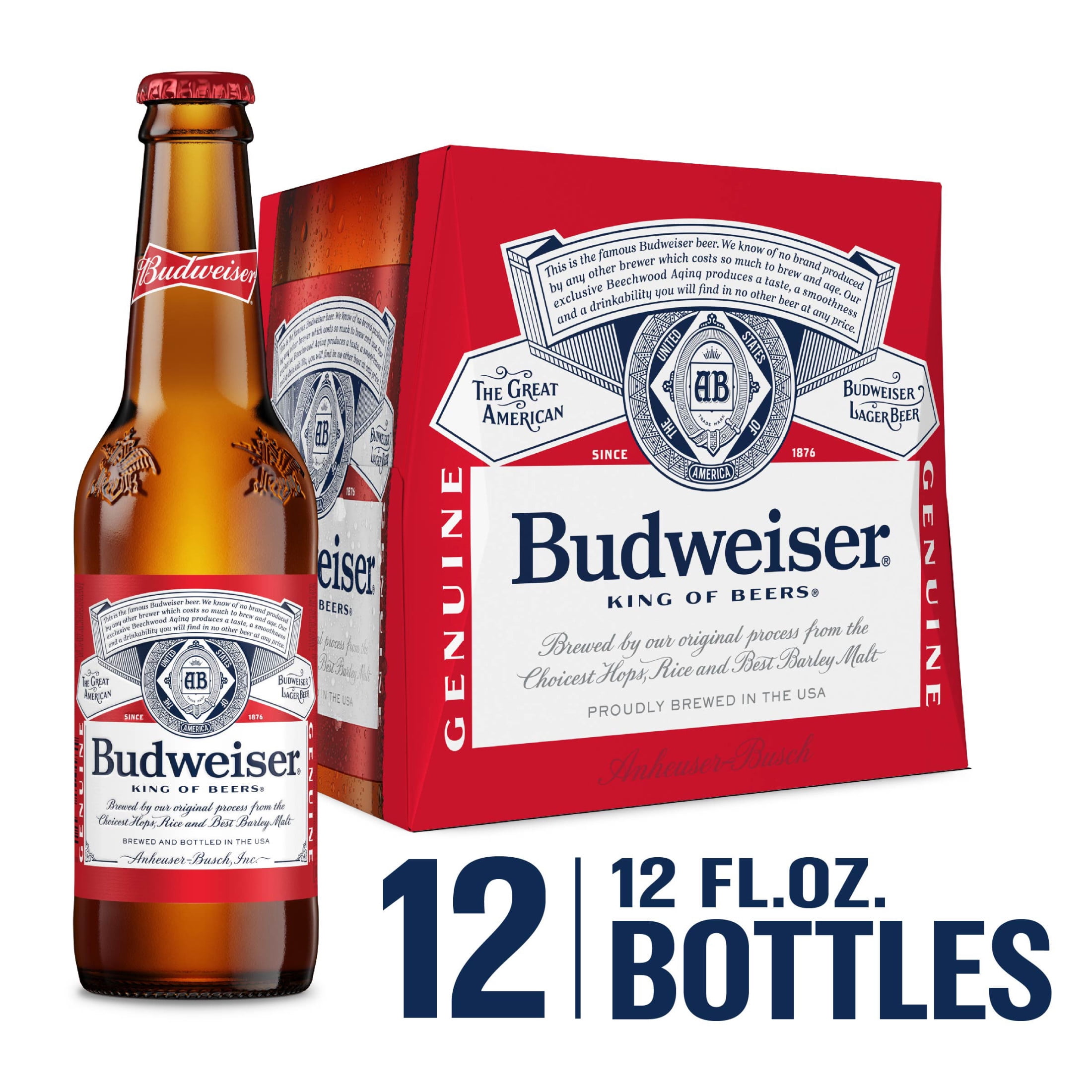Budweiser Bottle Label