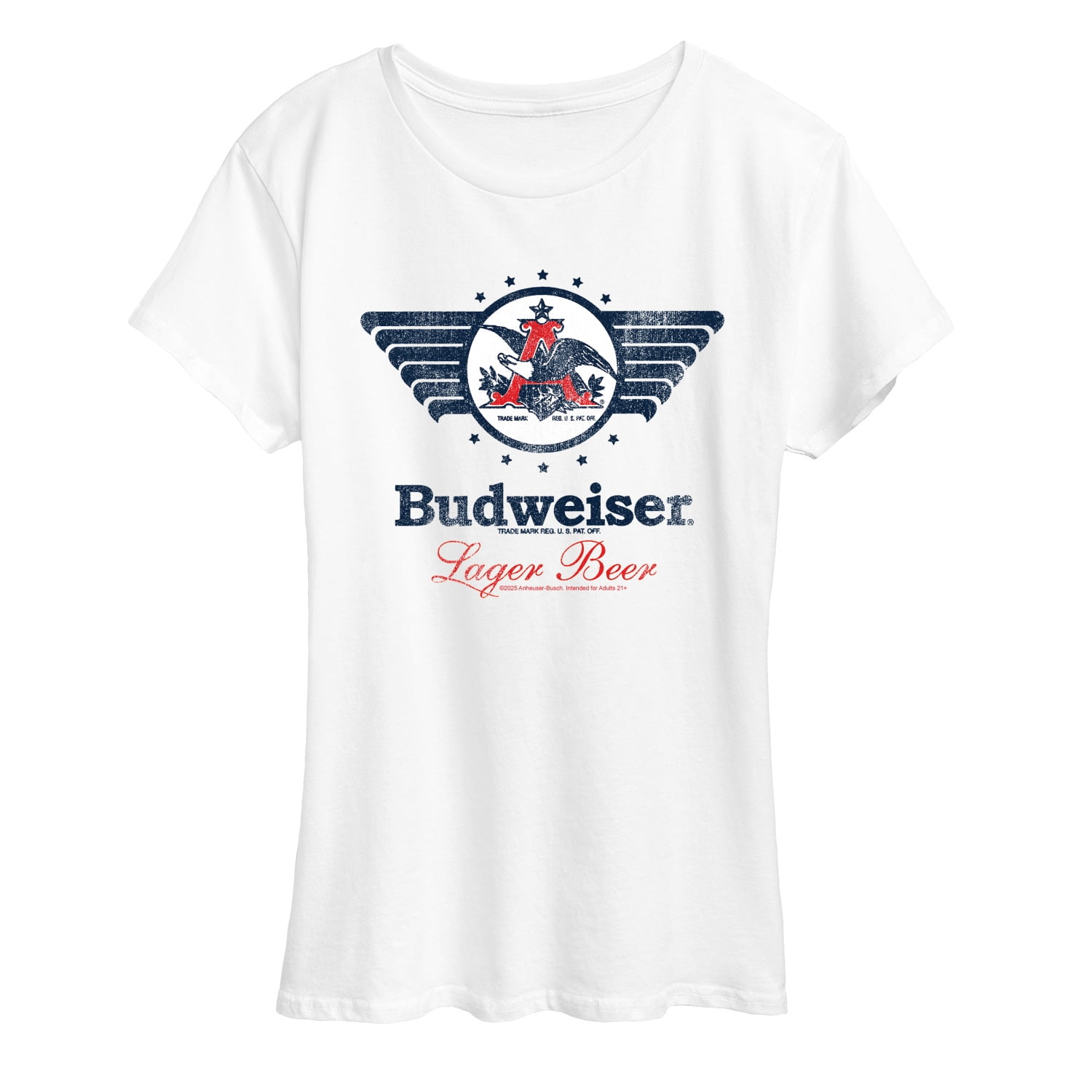 Budweiser - Budweiser Eagle - Women's Short Sleeve Graphic T-Shirt ...