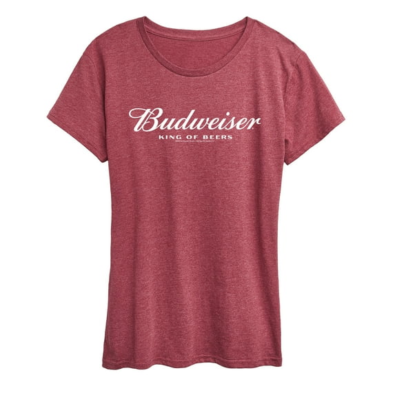 Budweiser - Budweiser King - Women's Short Sleeve Graphic T-Shirt ...
