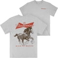 Budweiser Clydesdale Enzyme Washed Premium T-Shirt by-Medium - Walmart.com