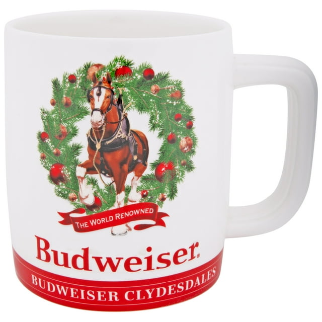 Budweiser Clydesdales The World-Renowned Holiday Stein Mug - Walmart ...