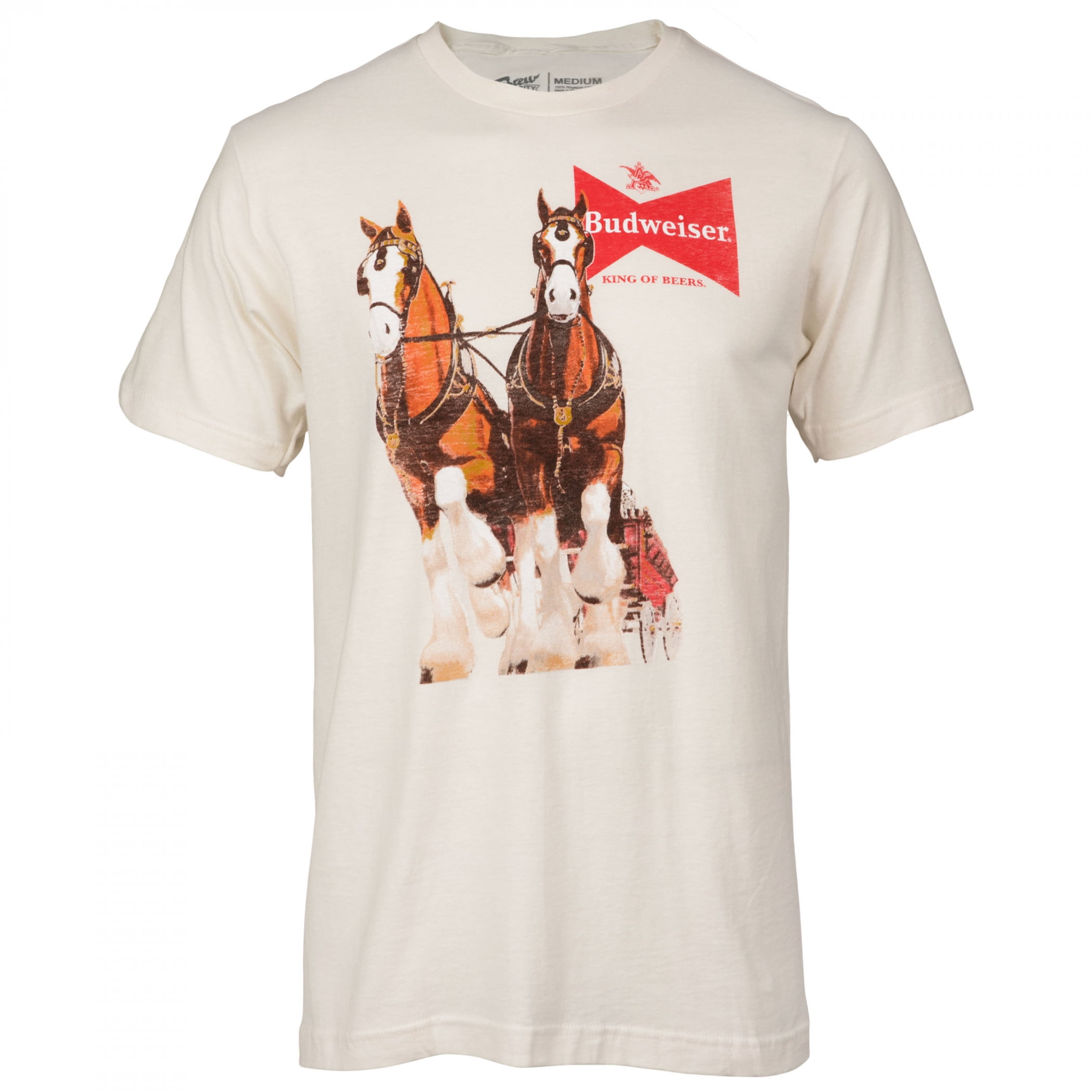 Budweiser Clydesdales White Colorway T-Shirt-3XLarge - Walmart.com