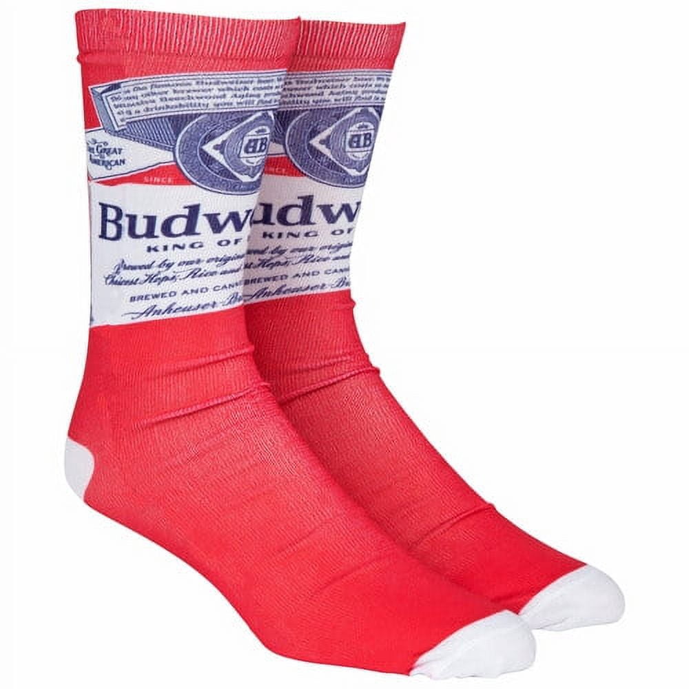 Budweiser 'King of Beers' Official Drinking Socks - Walmart.com