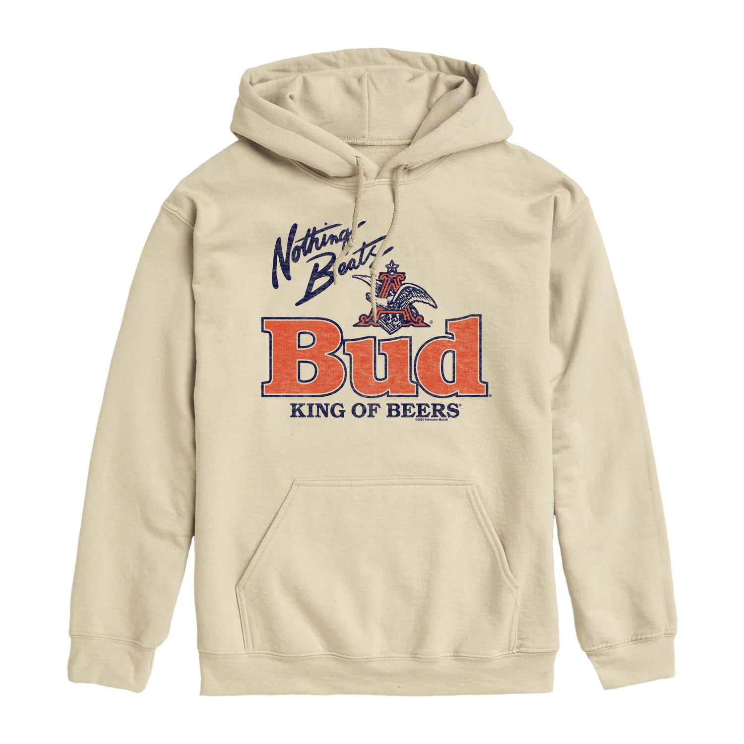 Budweiser - Nothing Beats A Bud - Men's Fleece Hoodie - Walmart.com
