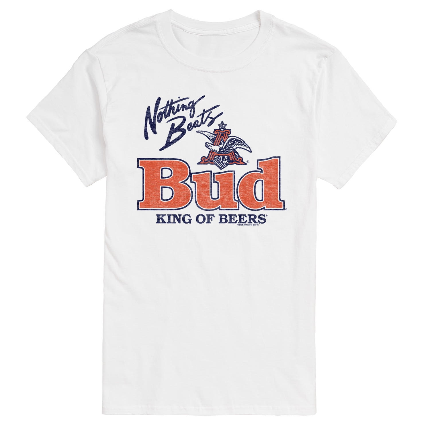 Budweiser - Nothing Beats A Bud - Men's Short Sleeve Graphic T-Shirt ...