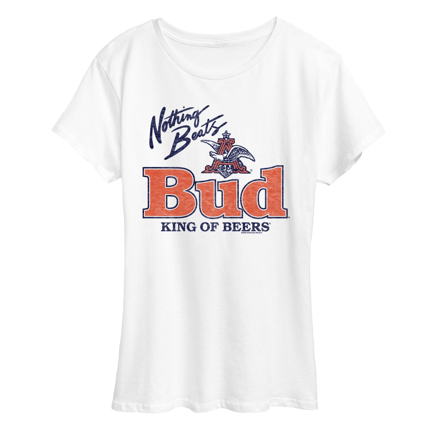 Budweiser - Nothing Beats A Bud - Women's Short Sleeve Graphic T-Shirt ...
