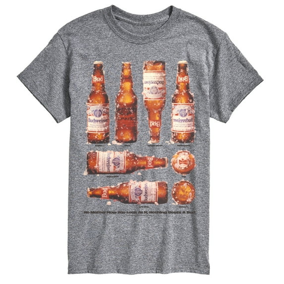 Budweiser - Nothing Beats Bud Grid - Men's Short Sleeve Graphic T-Shirt ...