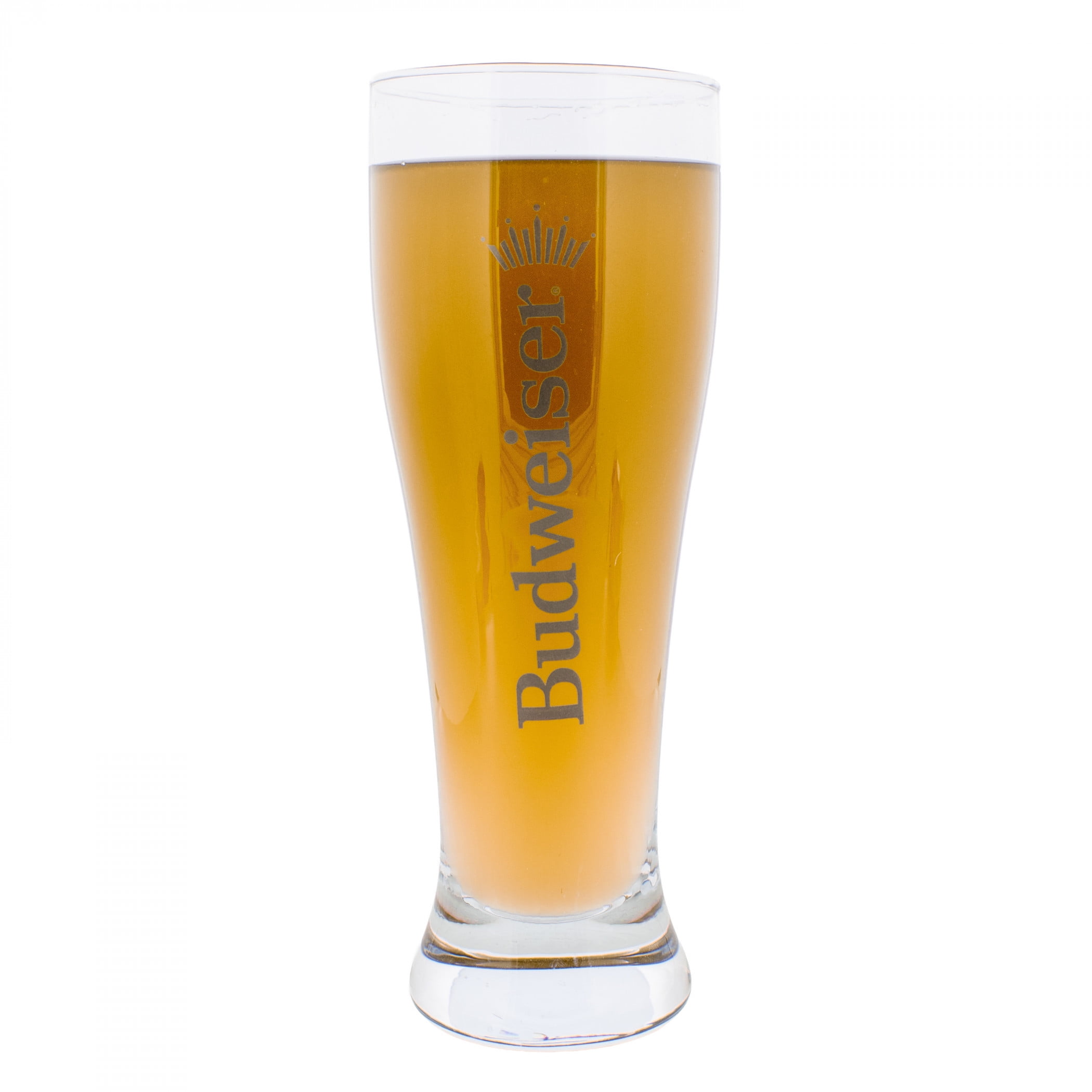 Budweiser Text Logo 16.9oz Pilsner Glass Set 2-Pack - Walmart.com