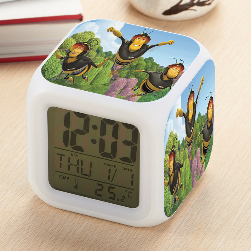 Budzik dla dzieci Bee Story zmieniający kolor LED - Walmart.com