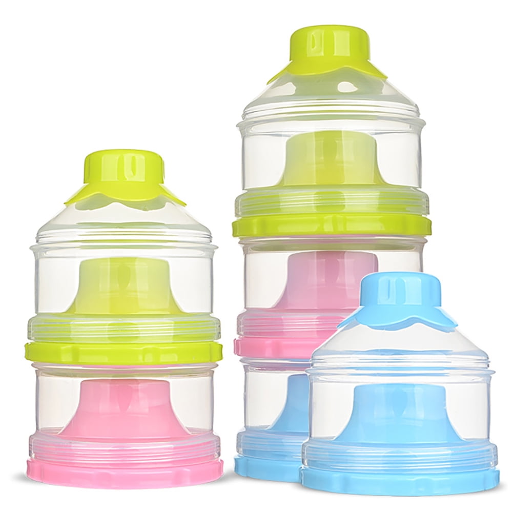 Bueautybox Baby Formula Dispenser, Non-Spill Stackable Milk Powder ...