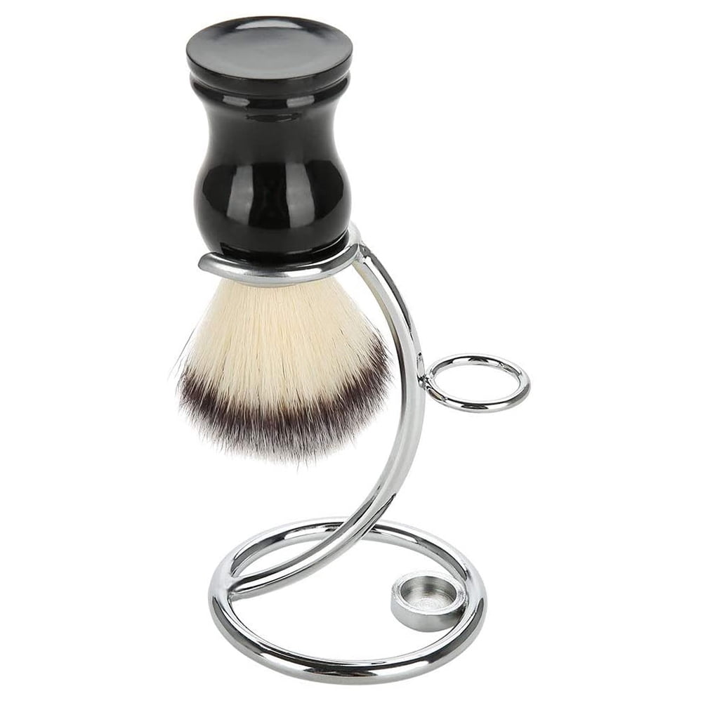 Bueautybox Universal Shaving Brush Stand Simple Metal Safety Razor and ...