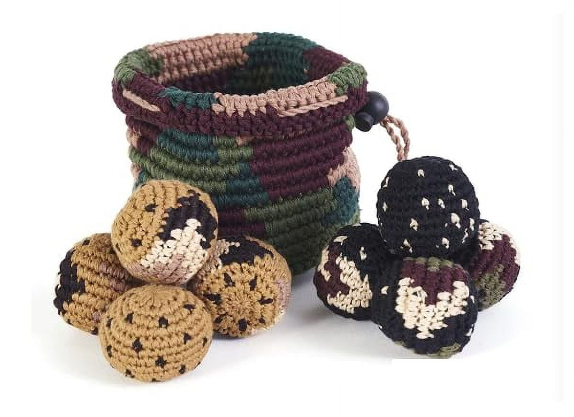 Buena ONDA Hacky Sack Mini Bag Toss Game - Canasta Ball Yippi Yappa Kit ...