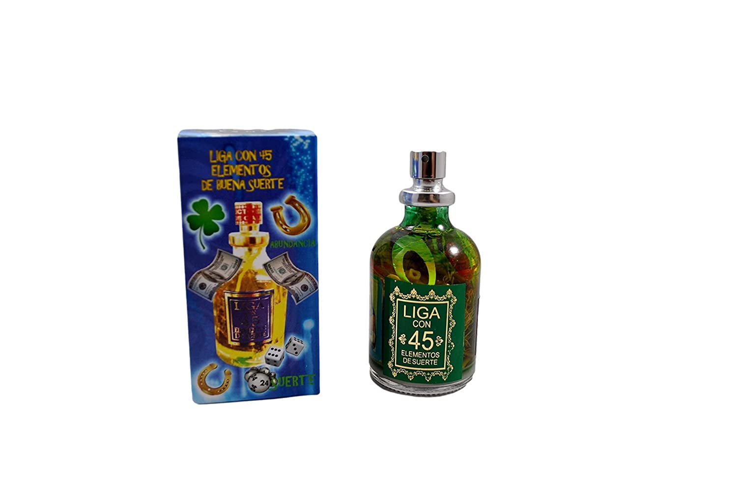 Buena Suerte Perfume Aceite 45 Of Good Luck Oil | Liga con 45 Elementos ...