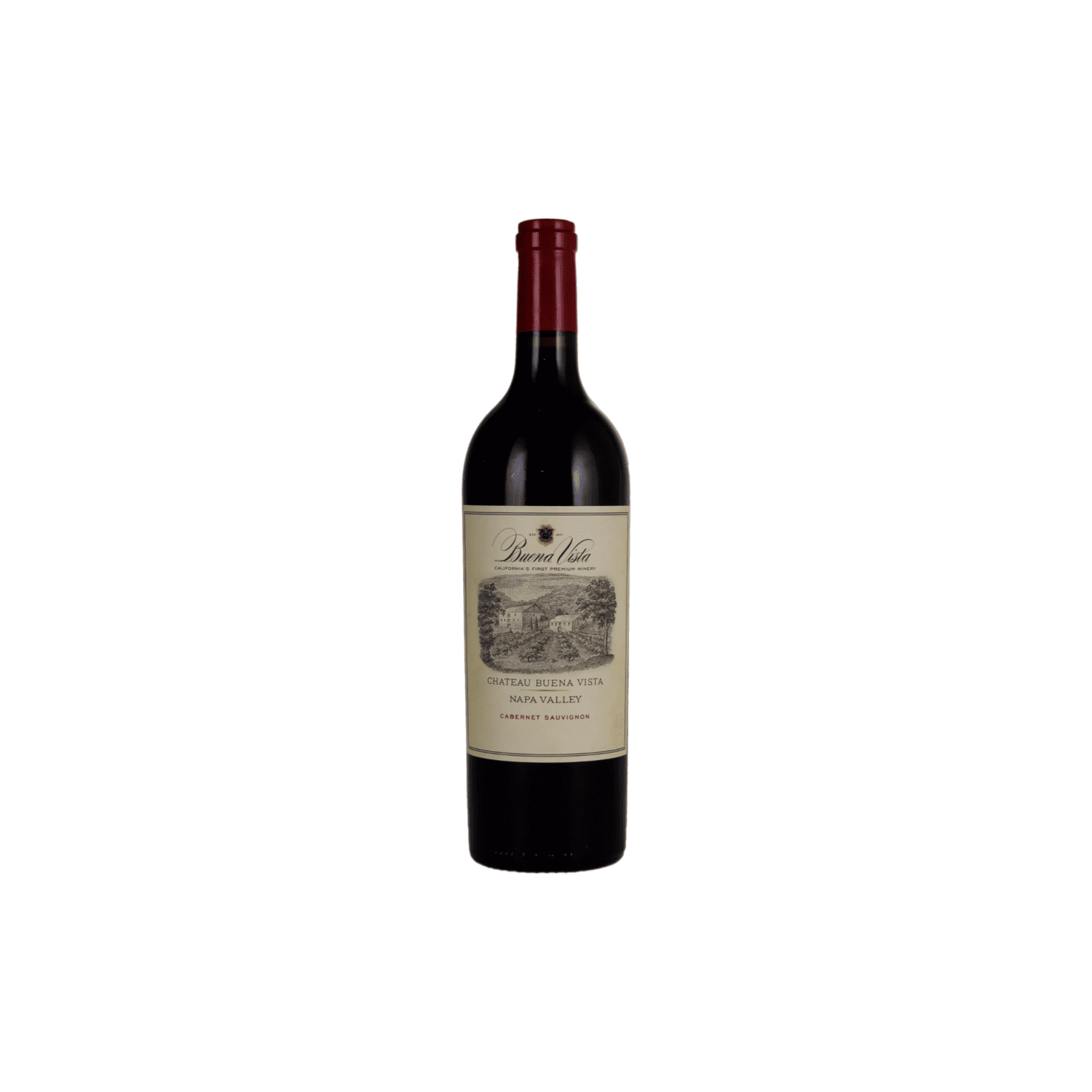 Buena Vista Dry Red Wines Cabernet Sauvignon, 750 ml Glass Bottle Napa ...
