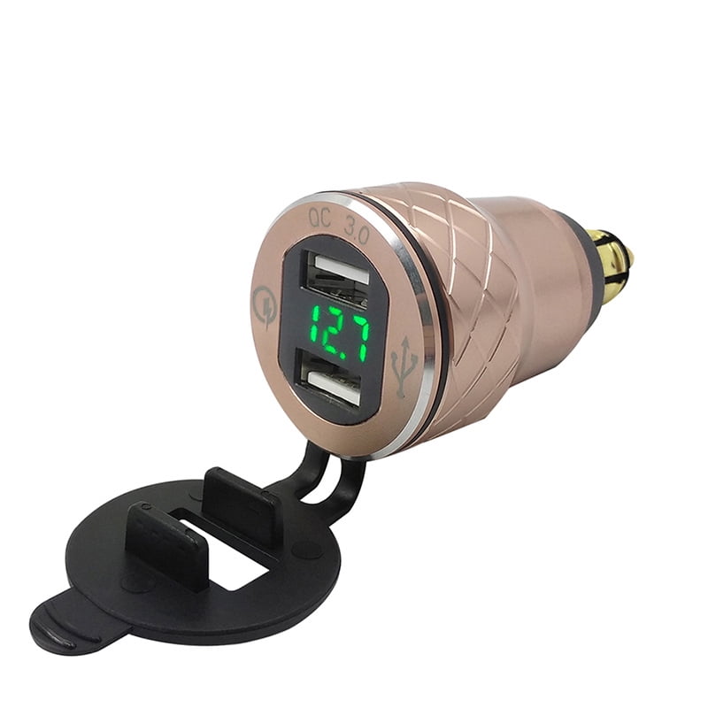 Buendeer Din to USB motorcycle QC3.0 Quick Charge USB Power Socket ...