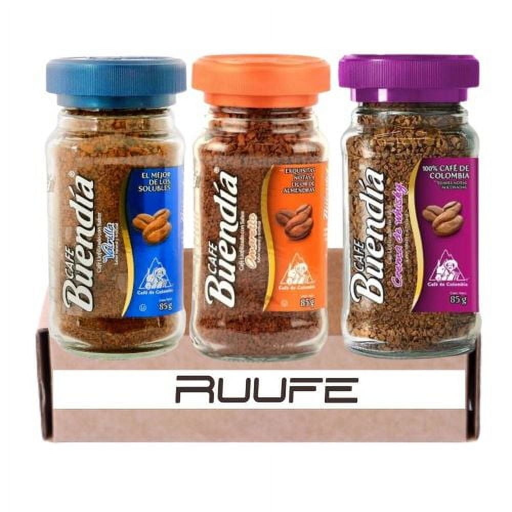 Buendia Instant Coffee (3 pack) Amaretto Vanilla & Whiskey Cream Flavor ...