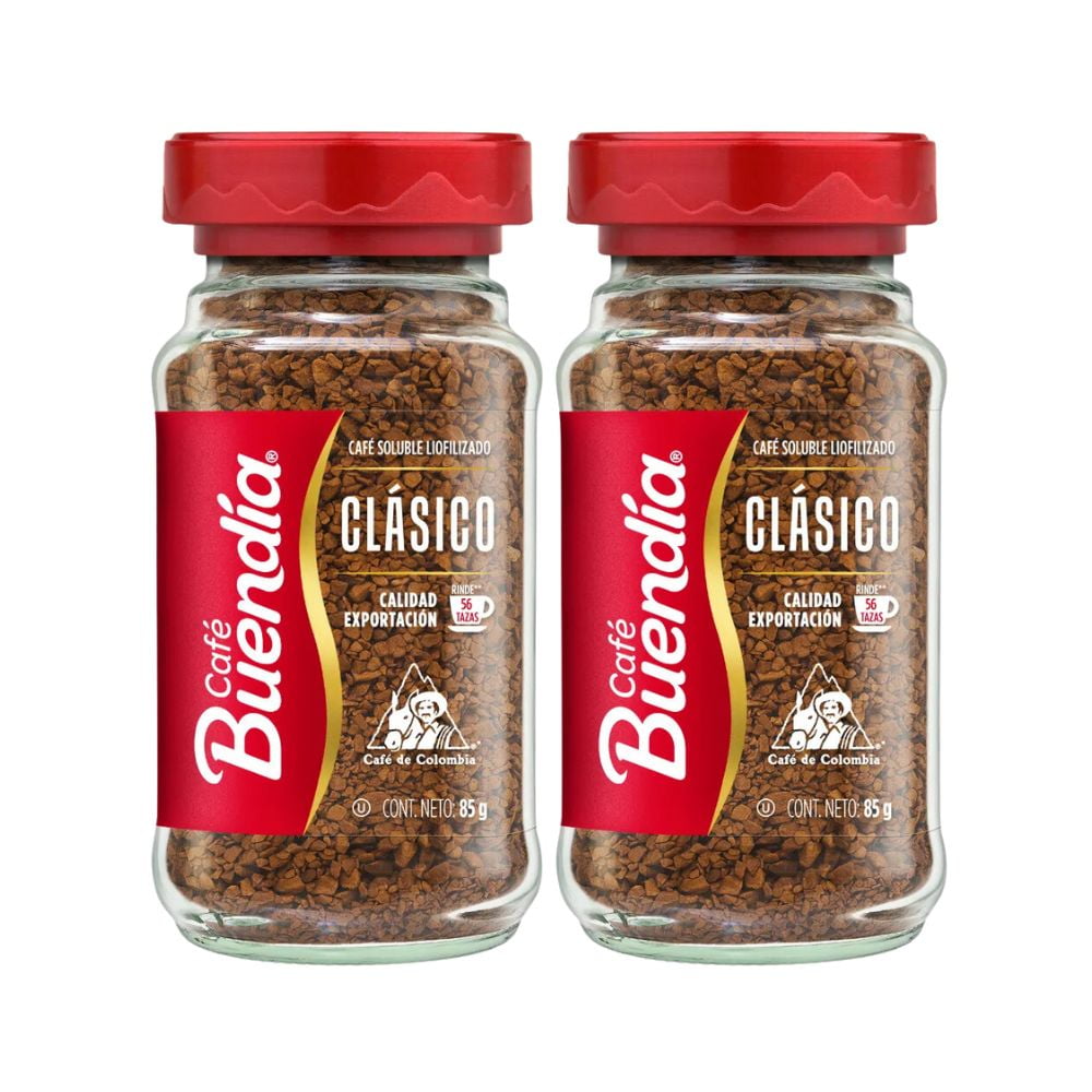 Buendia Instant Coffee Classic Coffee (2 pack) 100% Colombian Coffee ...