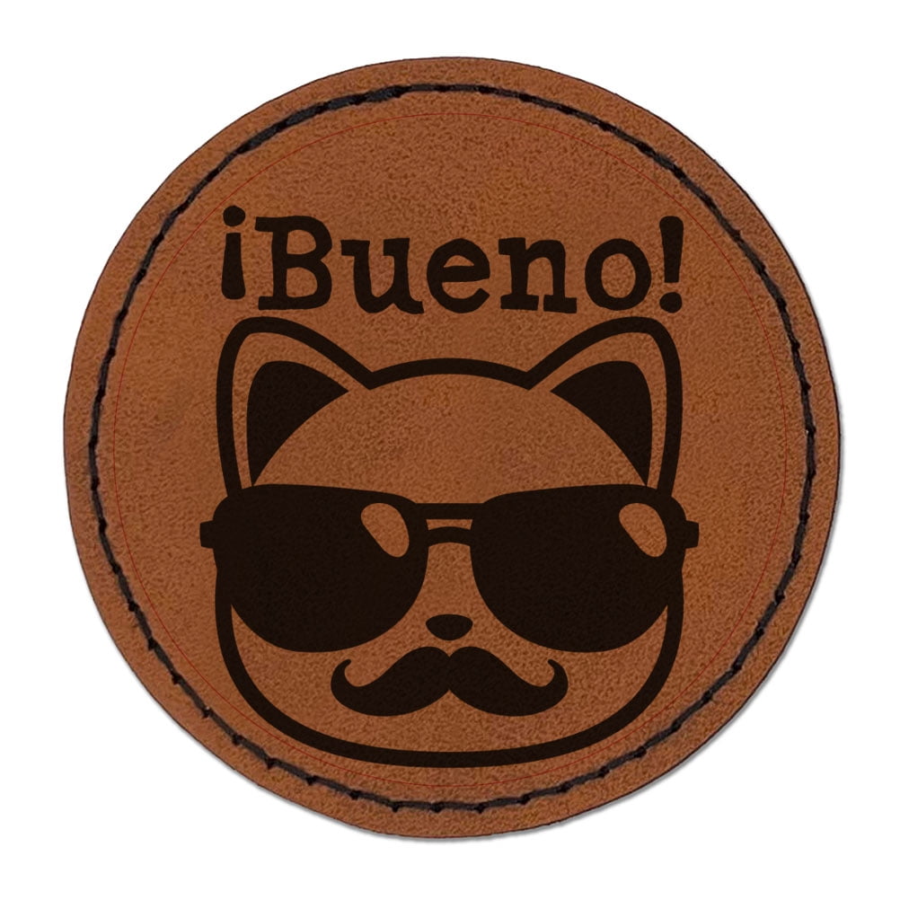 Bueno Cat Sunglasses Spanish Teacher Class School Compliment Round Iron ...