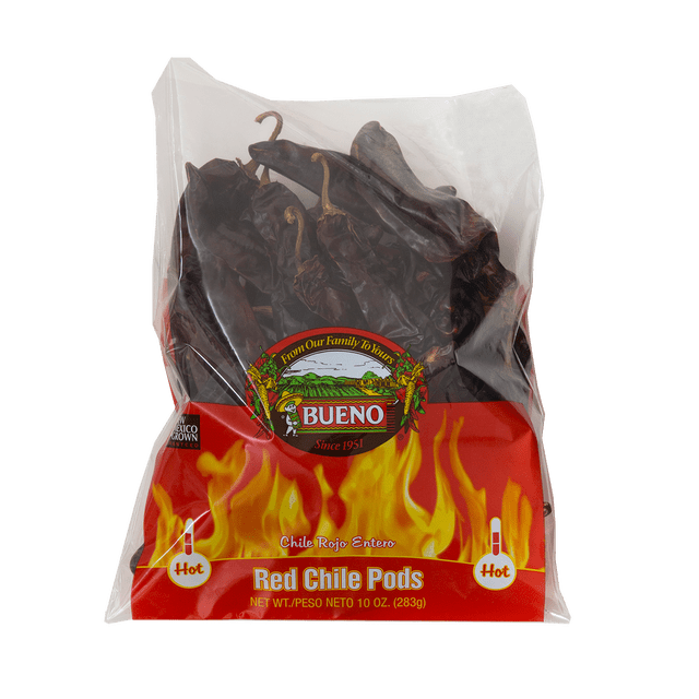 Bueno Foods Hot Red Chile Pods, 10 oz - Walmart.com