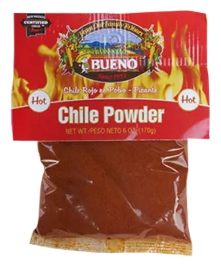 Bueno Foods Hot Red Chile Powder, 6 oz - Finely Ground Sun-Ripened for ...
