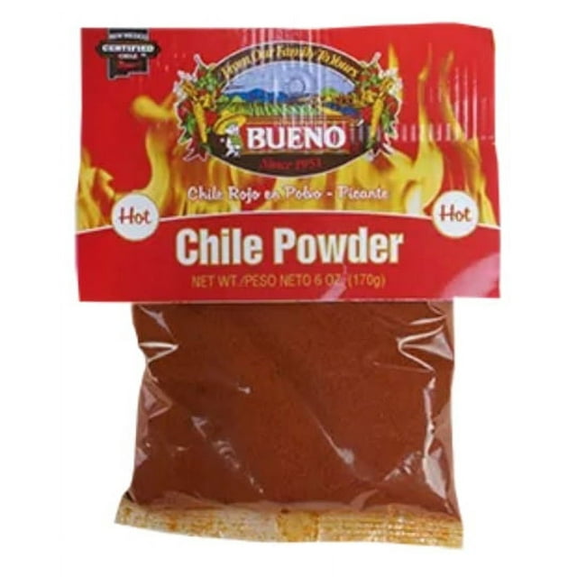 Bueno Foods Hot Red Chile Powder, 6 oz - Finely Ground Sun-Ripened for ...