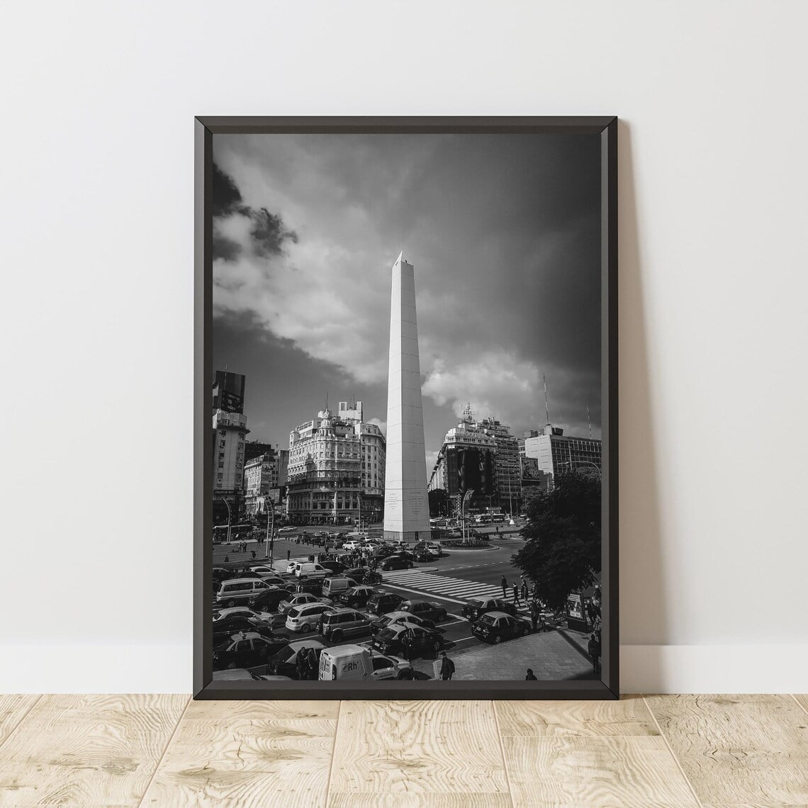 Buenos Aires Obelisk Buenos Aires Argentina Cityscape Urban Traffic ...