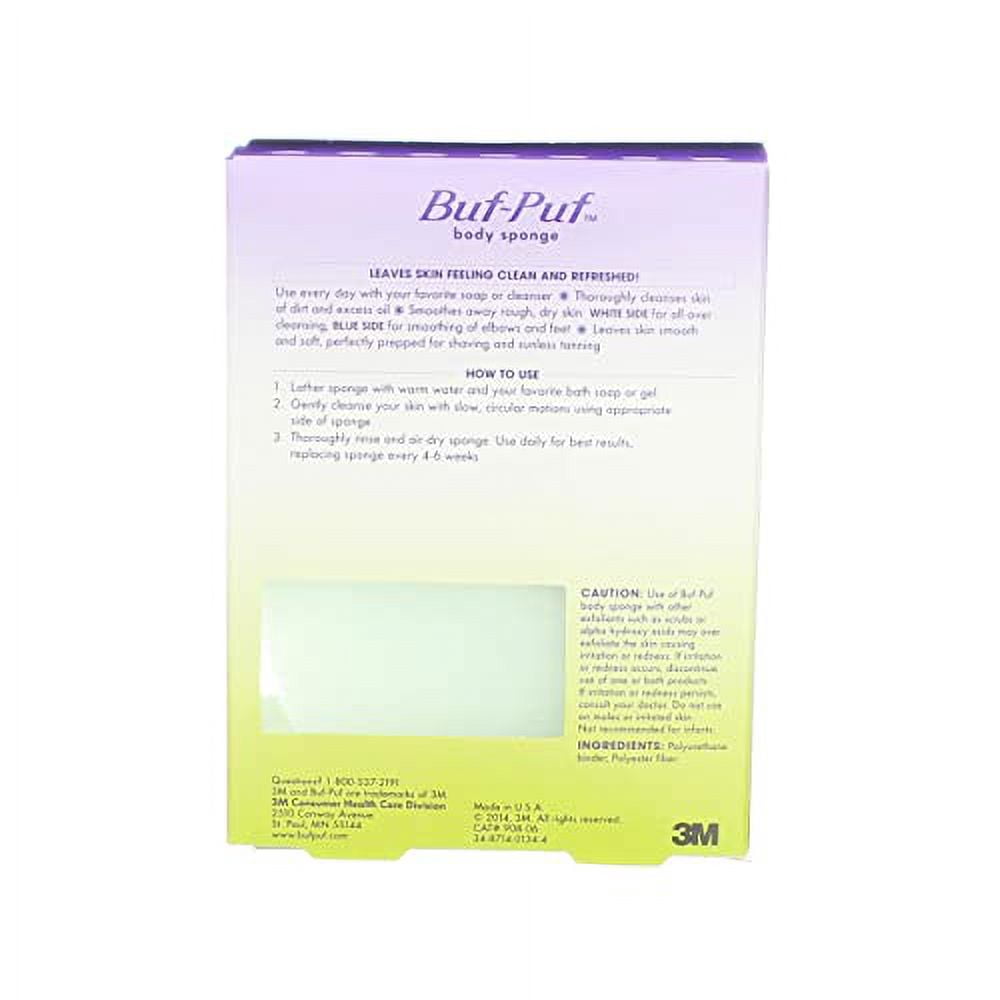 Buf-Puf Body Sponge, Bath Sponge, Dermatologist Developed, Cleanses ...
