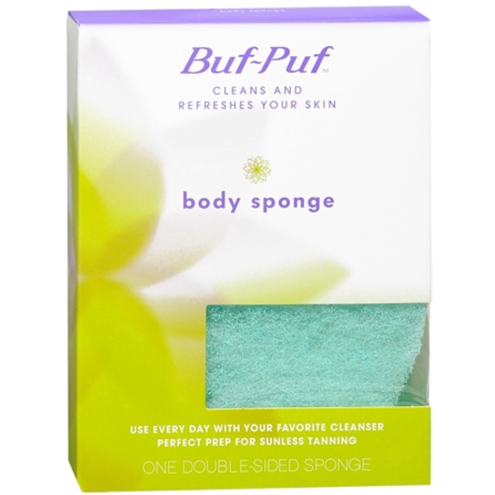 Buf-Puf Double Sided Body Sponge Cleans & Refreshes Skin, 1ct - Walmart.com