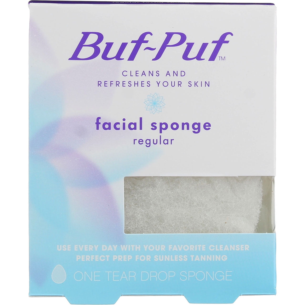 Buf-Puf Gentle Face Exfoliation Complexion Sponge, Regular (6 pack ...