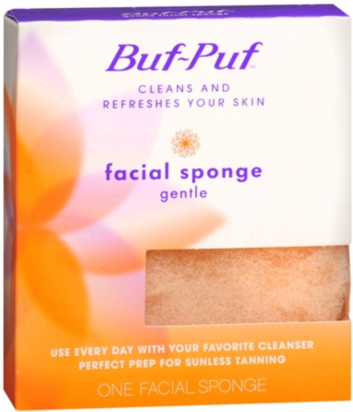 Buf-Puf Gentle Exfoliating Facial Sponge Scrubber, Pack of 2 - Walmart.com