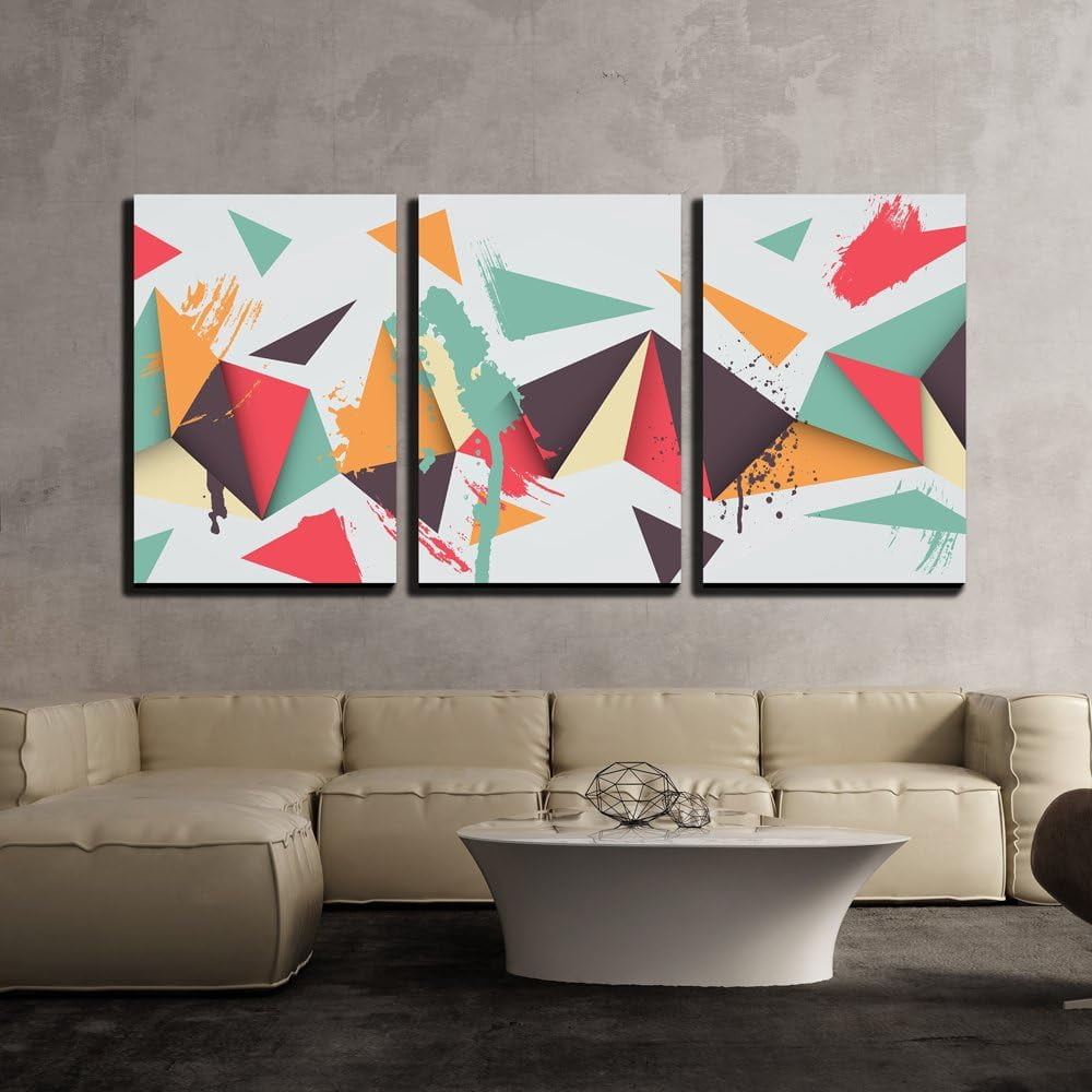 PLAYDATE INC1 3 Piece Canvas Wall Art - Green Apples in The Orchard ...