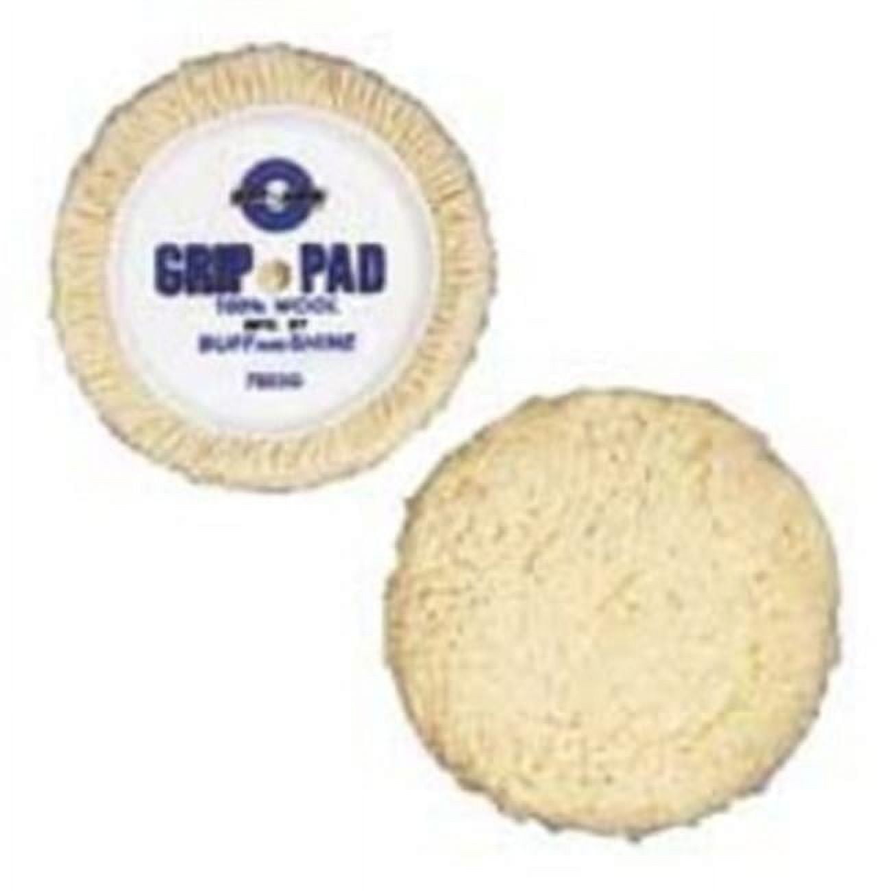 Buff And Shine 7-1/2 in. Wool Self Centering Polishing / Buffing Pad ...