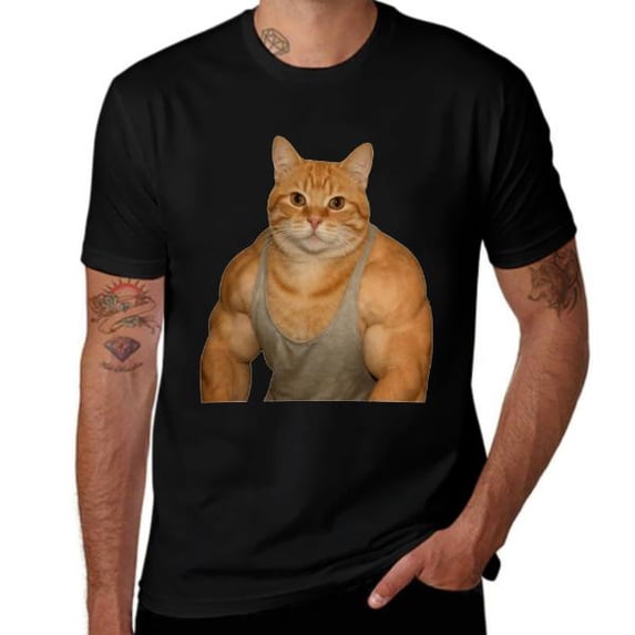 Buff Cat Mode Activated Tee ,My Cat’s Secret Gym Routine shirt ,Protecc ...