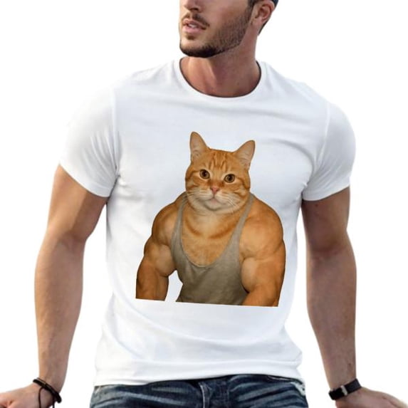 Buff Cat Mode Activated Tee ,My Cat’s Secret Gym Routine shirt ,Protecc ...